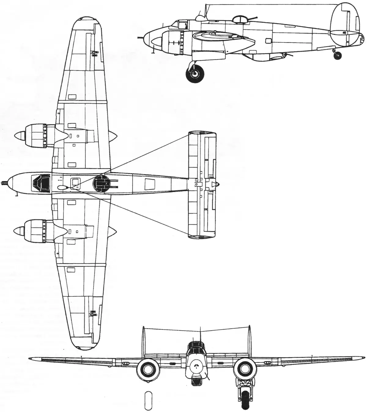 Esquema de bombardeig Buristol Buckingham