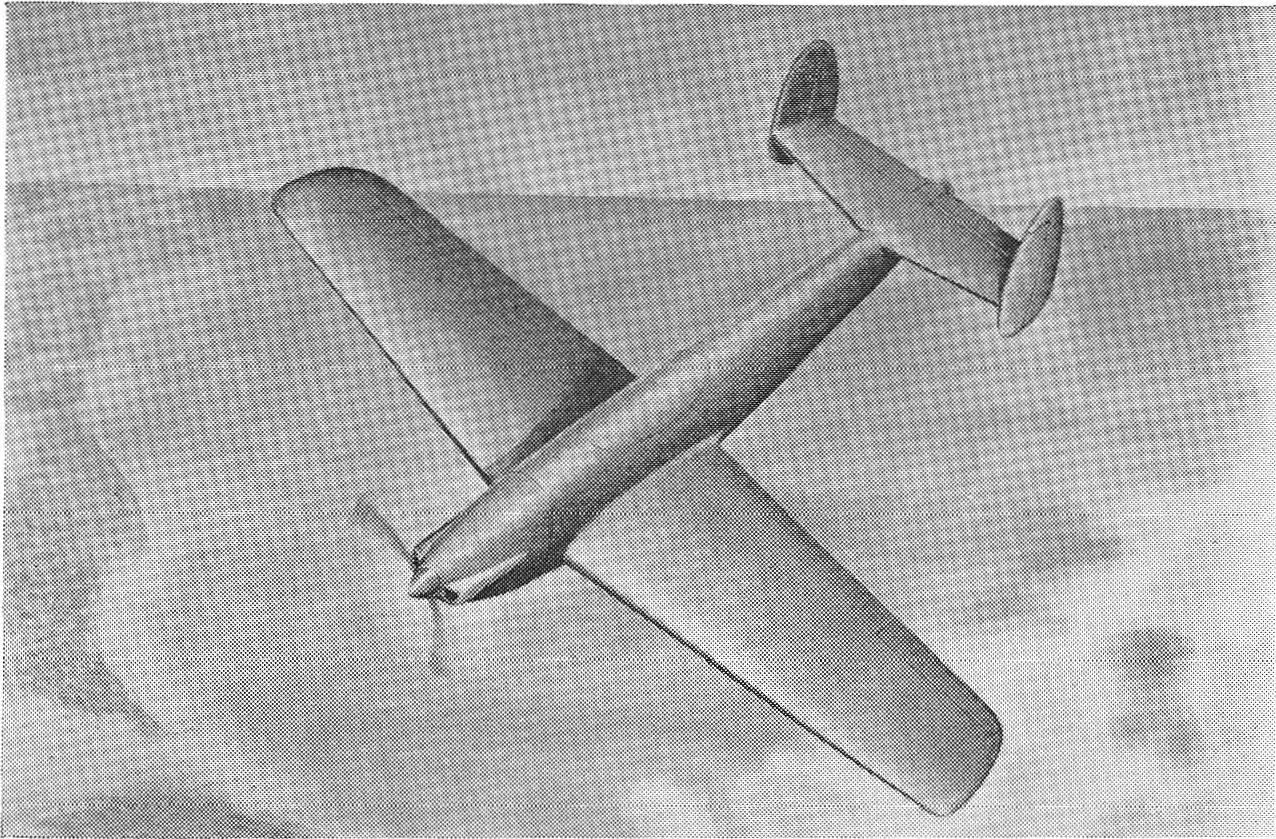 Figure du projet d'un avion cible contrôlé par radio Miles m.47 (S. E. Porter)