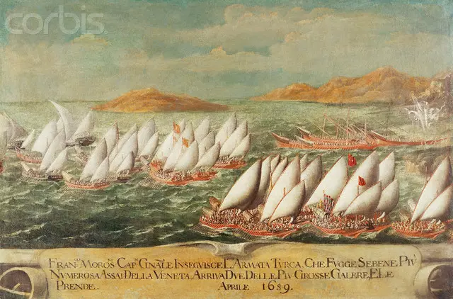 Turkish fleet in the Adriatic Sea