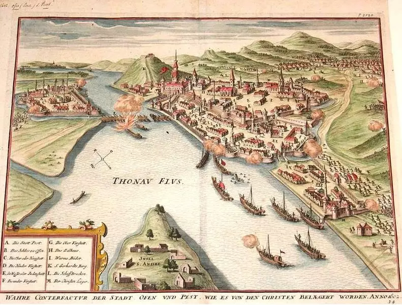 The siege of Buda