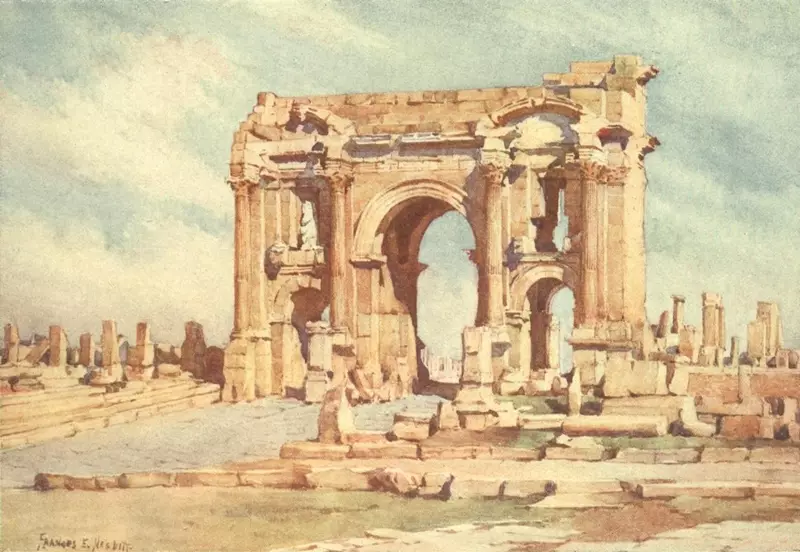 Arch Trajan i Timgad