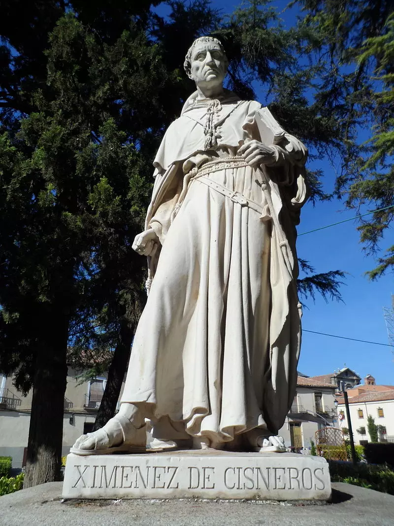 Monument to Cardinal Jimenez in Oran