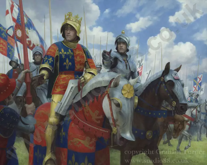 Richard III sur le terrain de Bosworth