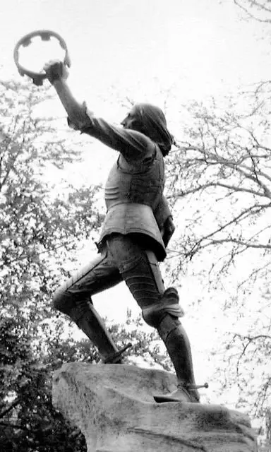 Monument à Richard III sur le Bosworth