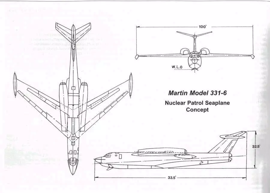 Martin Model 331-6 ئۇچۇش كېپىران تۈرى. ئامېرىكا